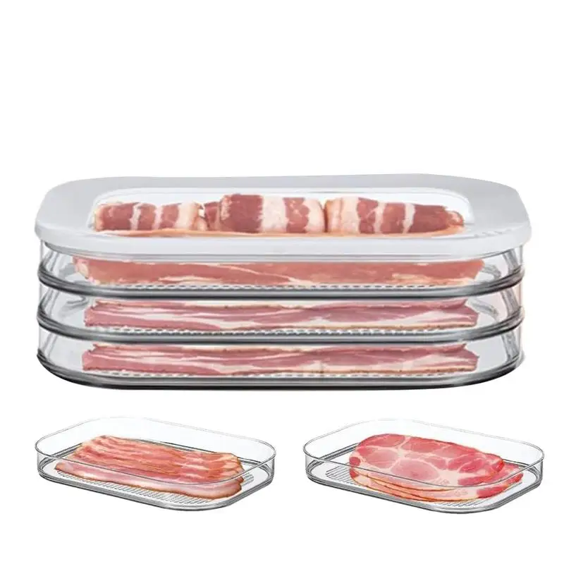 Lunch-Meat-Container-For-Refrigerator-Bacon-Preservation-Box-Cold-Cuts ...