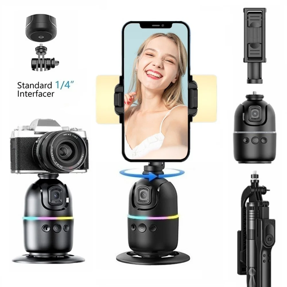 Wireless-Control-Auto-Face-Tracking-Gimbal-Cellphone-Stabilizer-360 ...