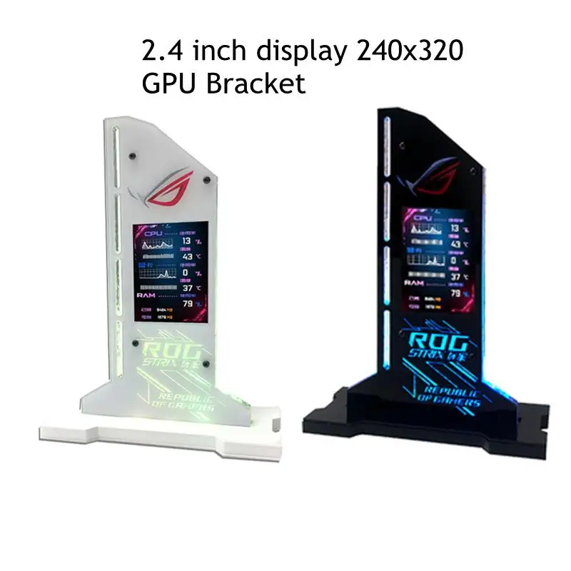 Graphic-Video-Card-Bracket-VGA-Holder-With-2-4-inch-LCD-Display-Support ...