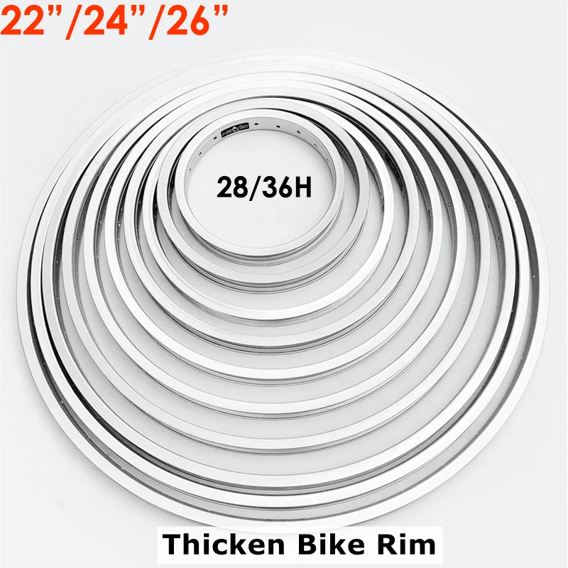 Thicken-Folding-Bike-Rim-22-24-26-Aluminum-Alloy-28-36-Holes-Electric ...