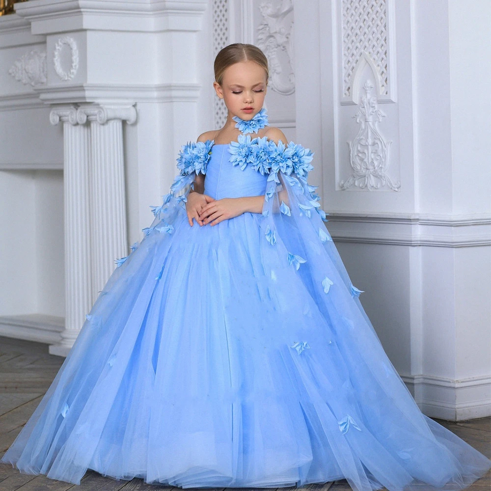 Детское платье gdybao белое А-силуэта | AliExpress