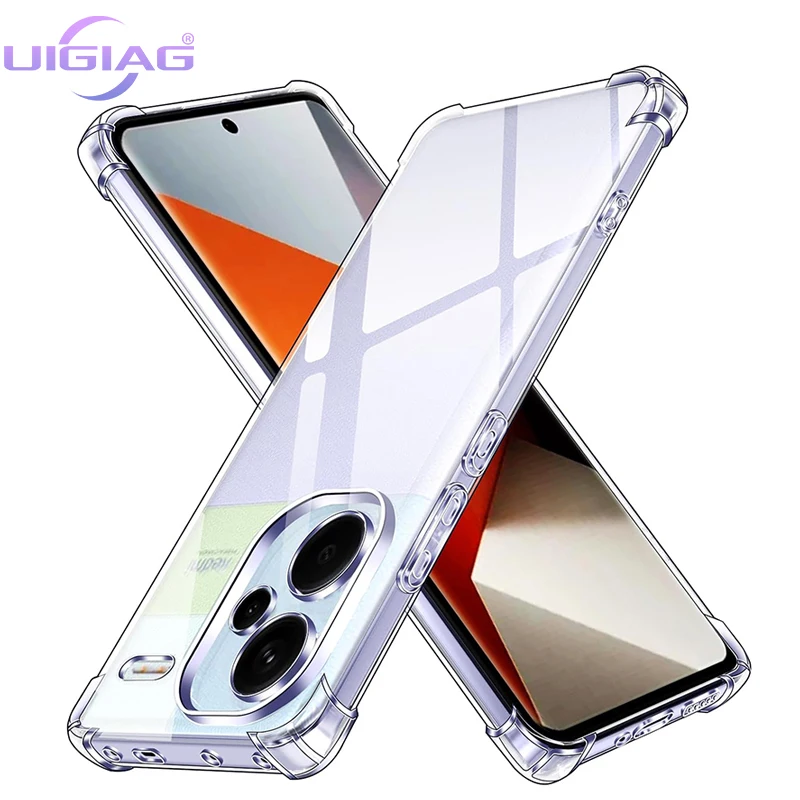 Transparent-Shockproof-Silicone-Soft-Case-For-Xiaomi-Redmi-Note-13-12 ...