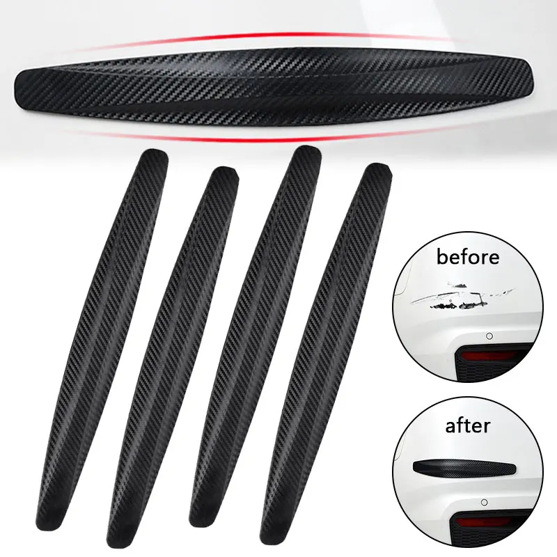 2Pcs-Anti-Collision-Car-Bumper-Guard-Strip-Front-Rear-Protection-Strips ...