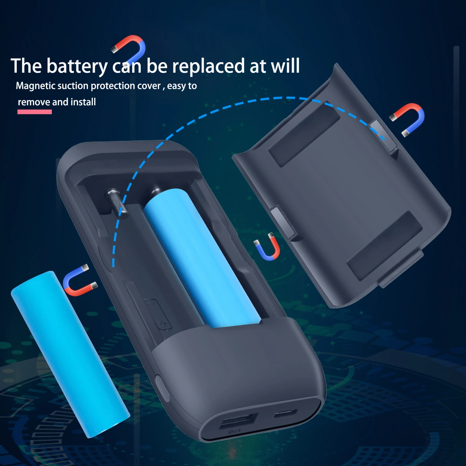 BC2-21700-Detachable-Lithium-Battery-Storage-Box-DIY-Charging-Treasure ...