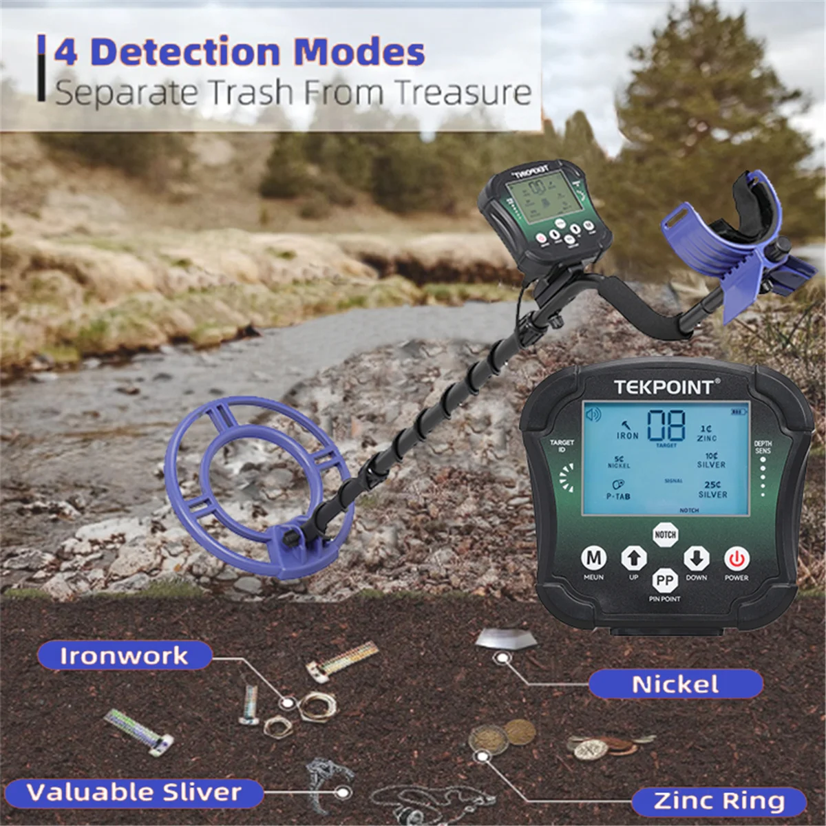 MD2022-Big-LCD-Display-Metal-Detector-Underground-Wire-Iron-Metal-Gold ...