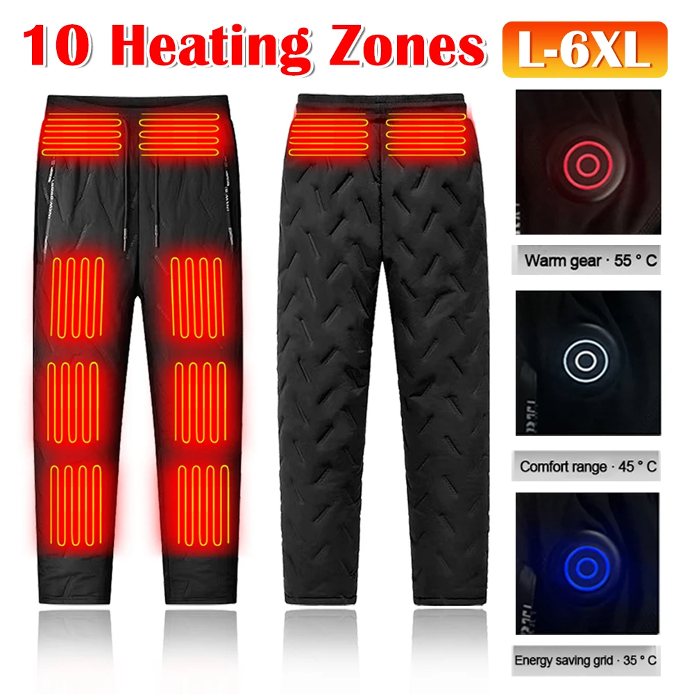 10Heating-Zones-Winter-Heated-Pants-Women-Men-Self-Heating-Trousers ...