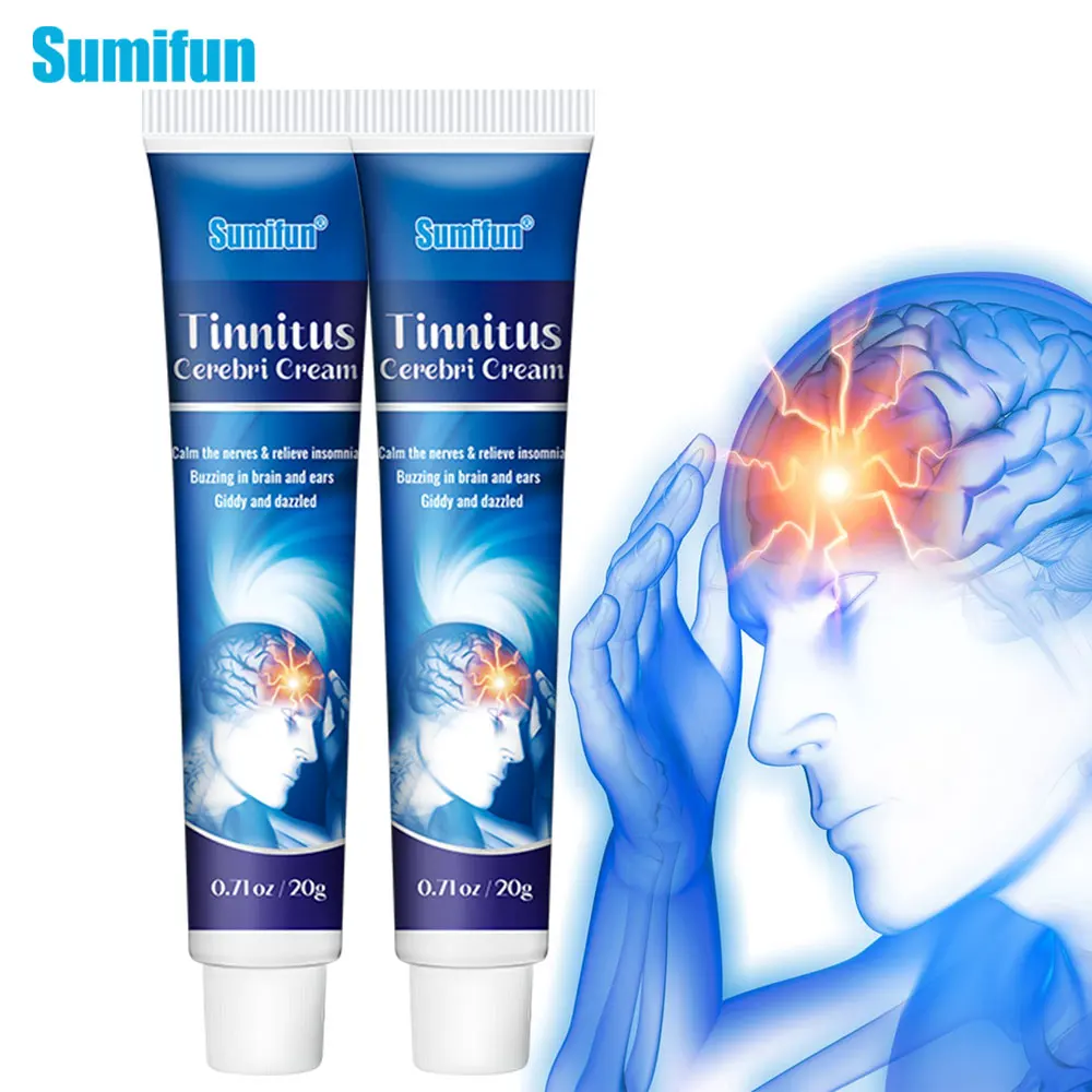Sumifun Tinnitus Relief Cream Herbal Migraine Treatment for Relax Nerve ...