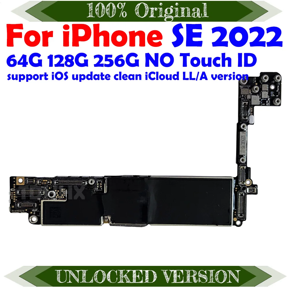 Motherboard For Iphone Se 2022 Clean Icloud 64gb Mainboard With System ...