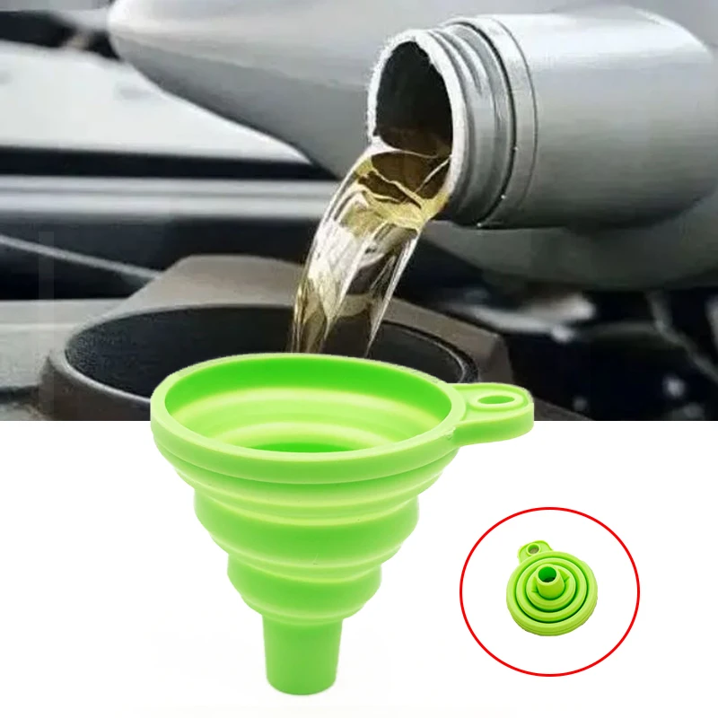 1x-Engine-Funnel-Car-Universal-Silicone-Liquid-Funnel-Washer-Fluid ...