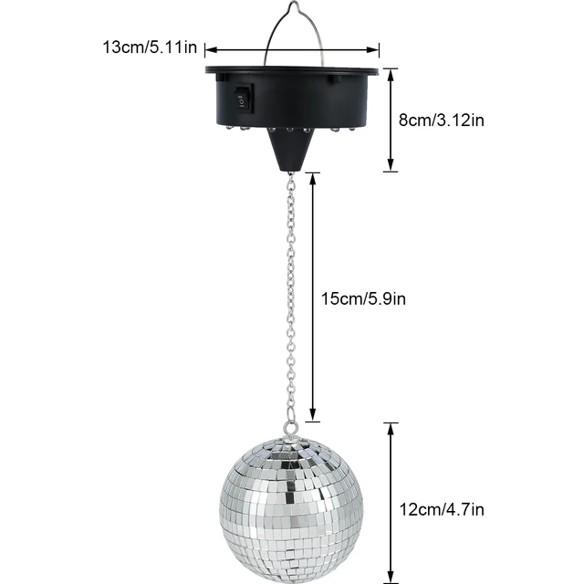 Sfera A Specchio Da Discoteca PALLA DA DISCOTECA Originale Anni 80 ...