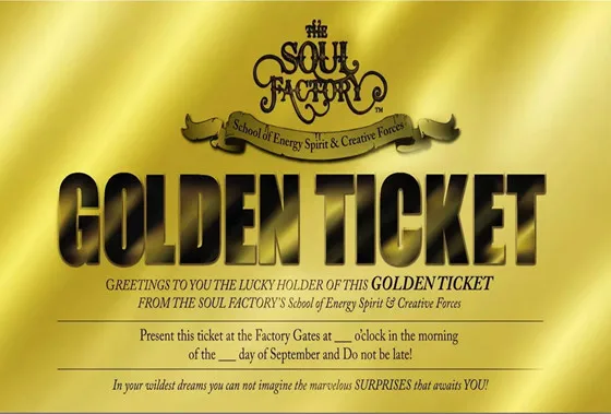Wonka Bar Golden Ticket Template