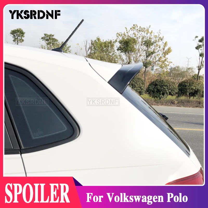 For Volkswagen 2019 2020 2021 VW Polo Car Rear Trunk Roof Spoiler ...