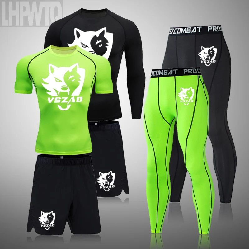 Conjuntos de treinamento abrangente respirável masculino fitness ...