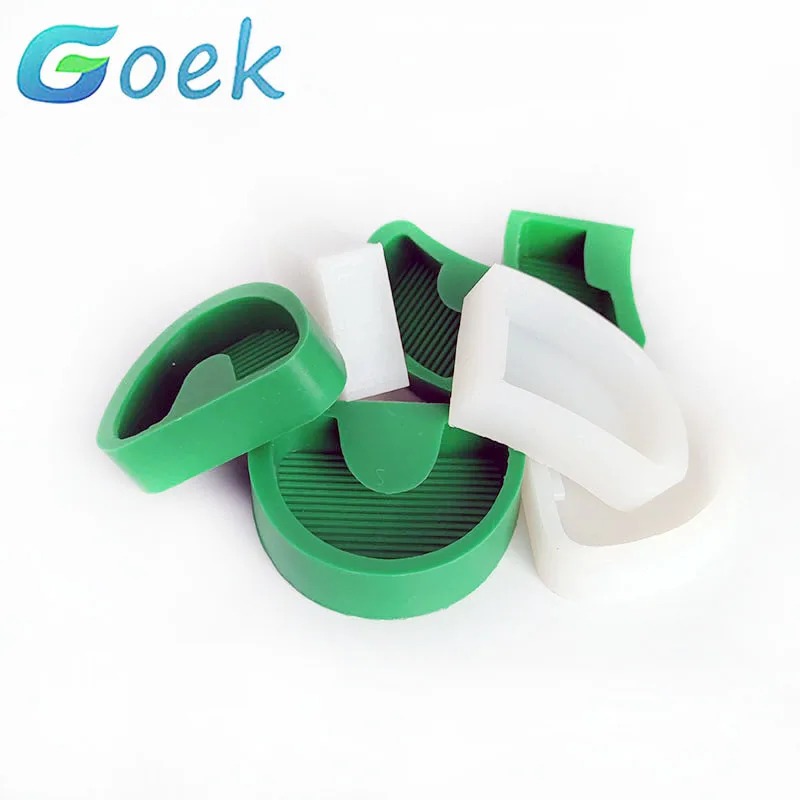 5pcs Dental Silicone Plaster Model Rubber Base Mould Former Base Tongue ...