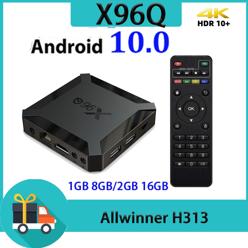 X96Q-Smart-TV-Box-Android-10-Allwinner-H313-2-4G-Wifi-3D-2G16G-HDR10-4K ...