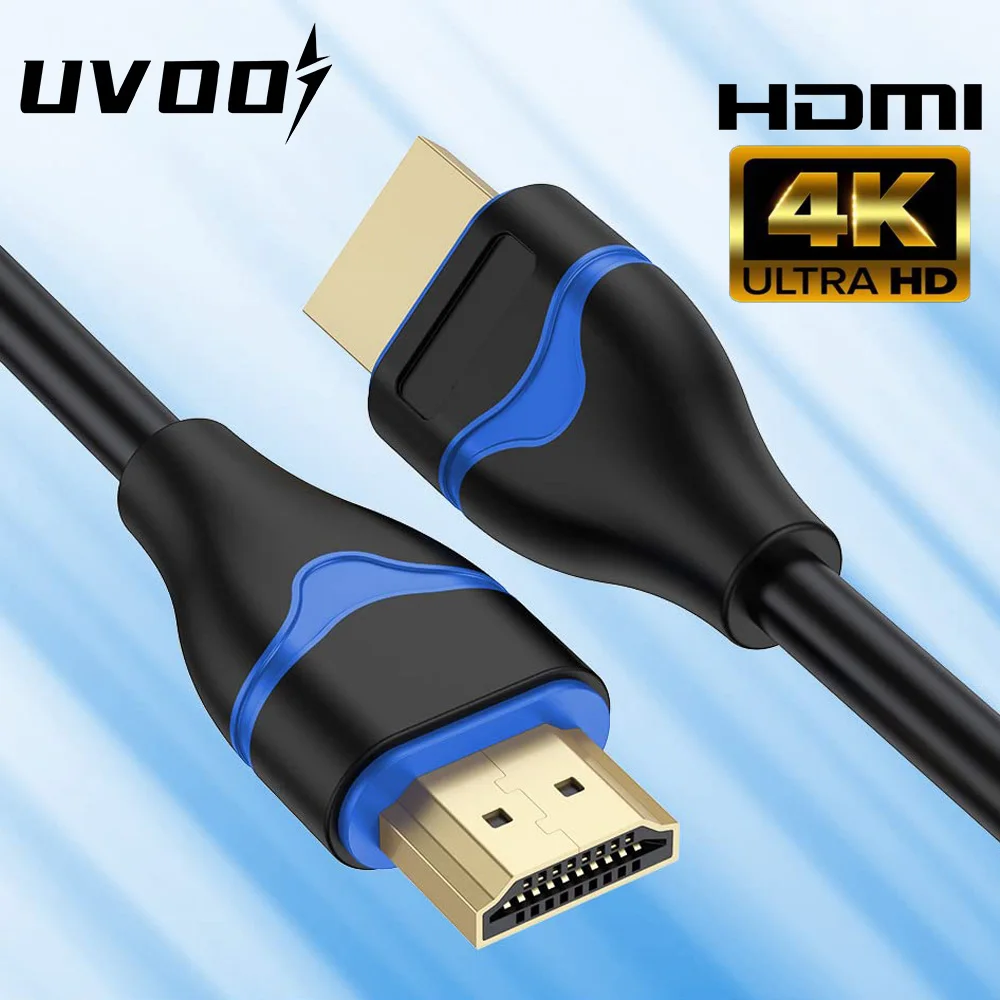 4K 15cm Short HDMI Cable HDMI Cord High Speed HDMI Cable 2.0 HDR 3D ARC ...