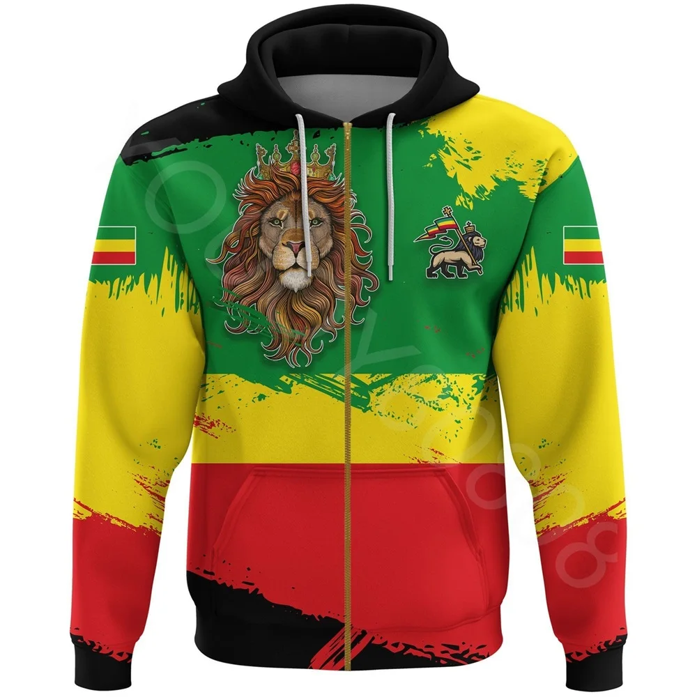 Country Flag Hoodie Men's Sweatshirt Loose Sweater Street Print African ...