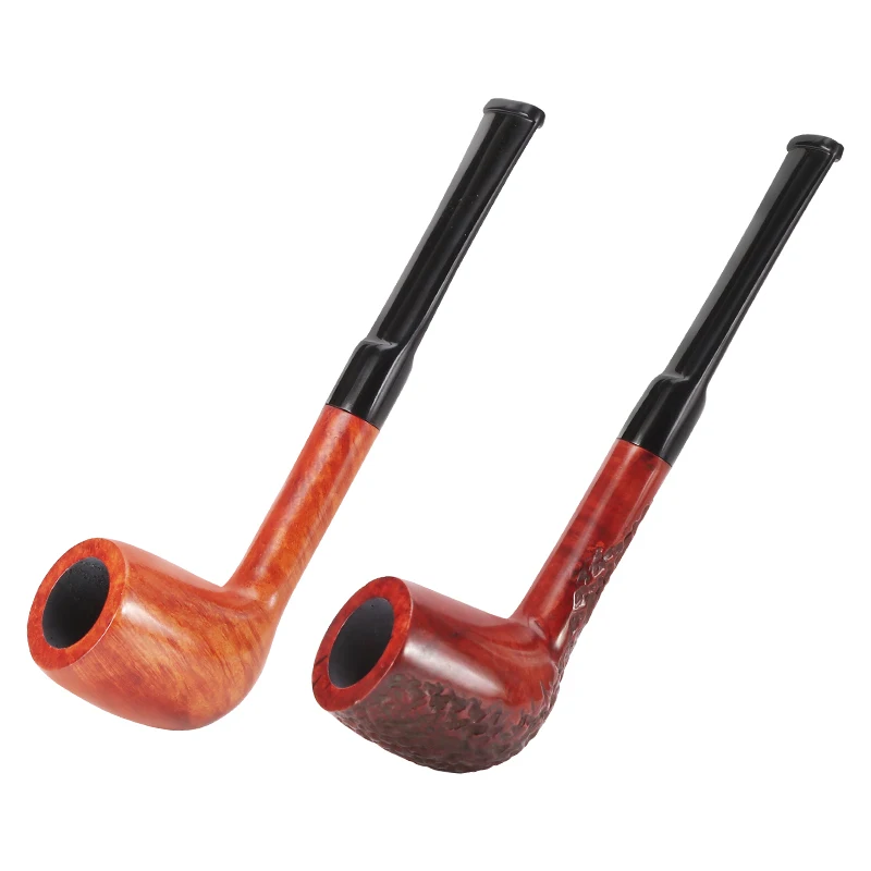 New Briar Tobacco Pipe Wood Bamboo Joint Men Apple Army Pipe Classic ...