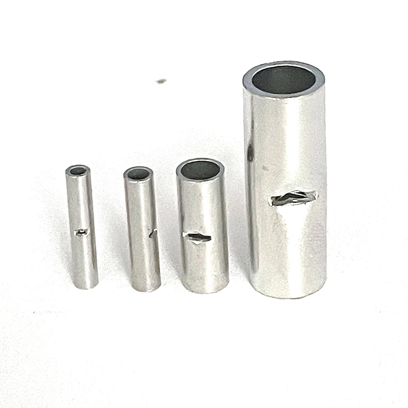 50-20Pcs-Butt-Wire-Connector-Copper-Tinned-Crimp-Terminal-Splice-Tube ...