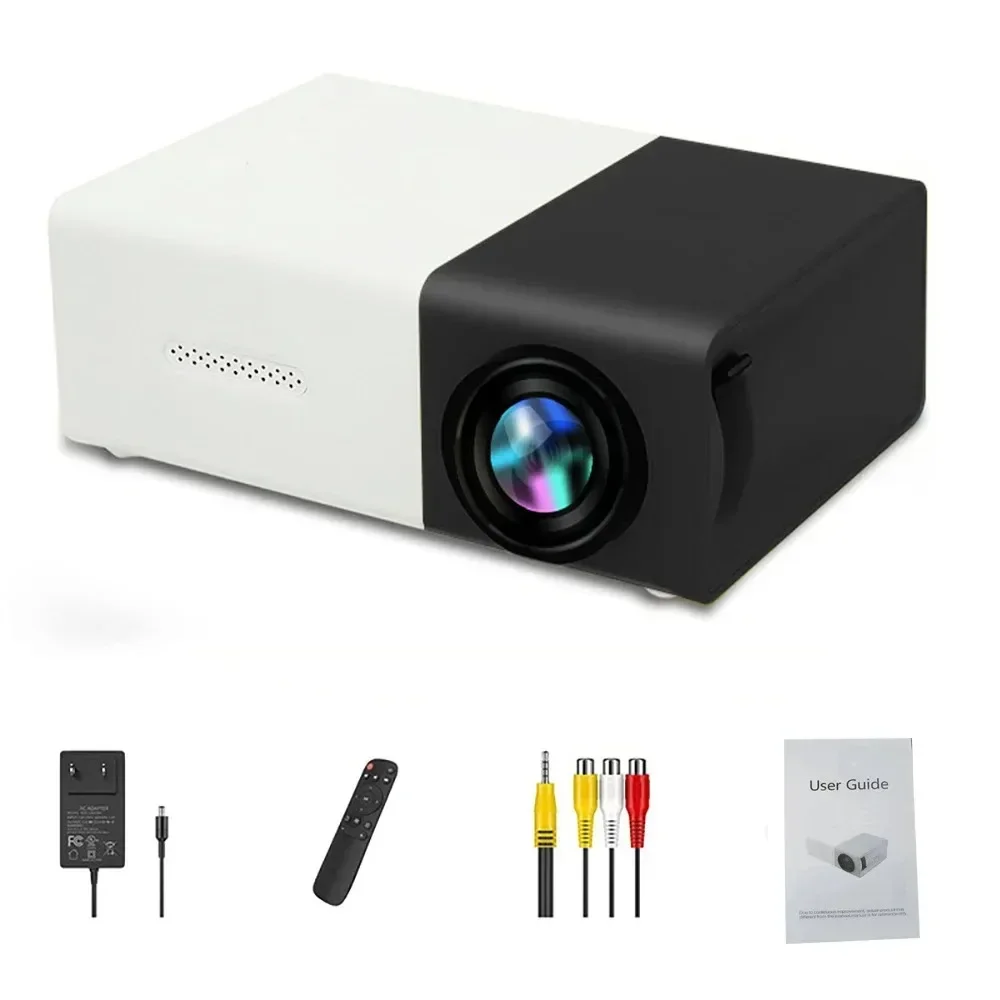 YG300-HD-320x240p-Mini-proyector-LED-compatible-con-HDMI-USB-TF-Audio ...