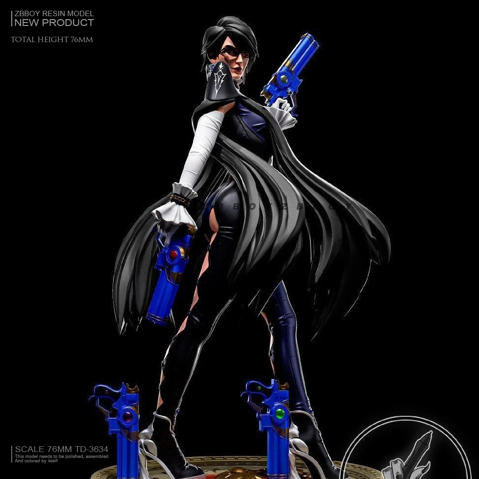 76mm-Resin-beauty-model-kits-beauty-colorless-and-self-assembled-TD ...