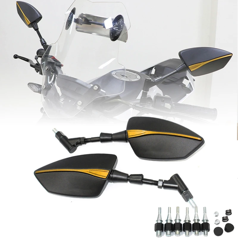 Motorcycle-Side-Rear-View-Rearview-Mirrors-FIT-For-Monster-696-795-796 ...