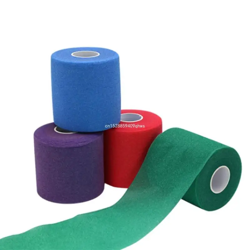 1-Roll-Athletic-Tape-Bandages-Wrap-Sponges-Film-Tennis-Racket-Wrap ...