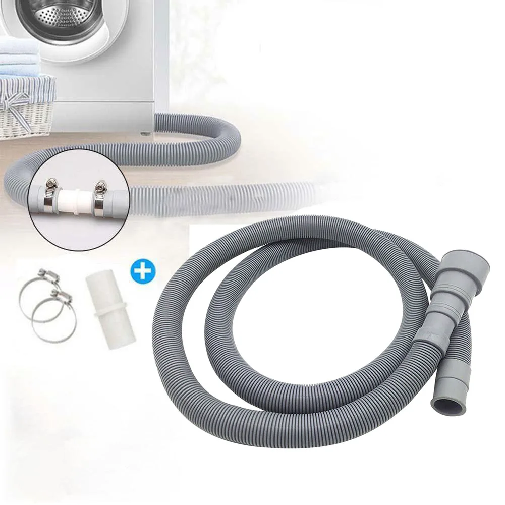 70-150-200cm-Drain-Pipe-Washing-Machine-Dishwasher-Drain-Waste-Hose ...
