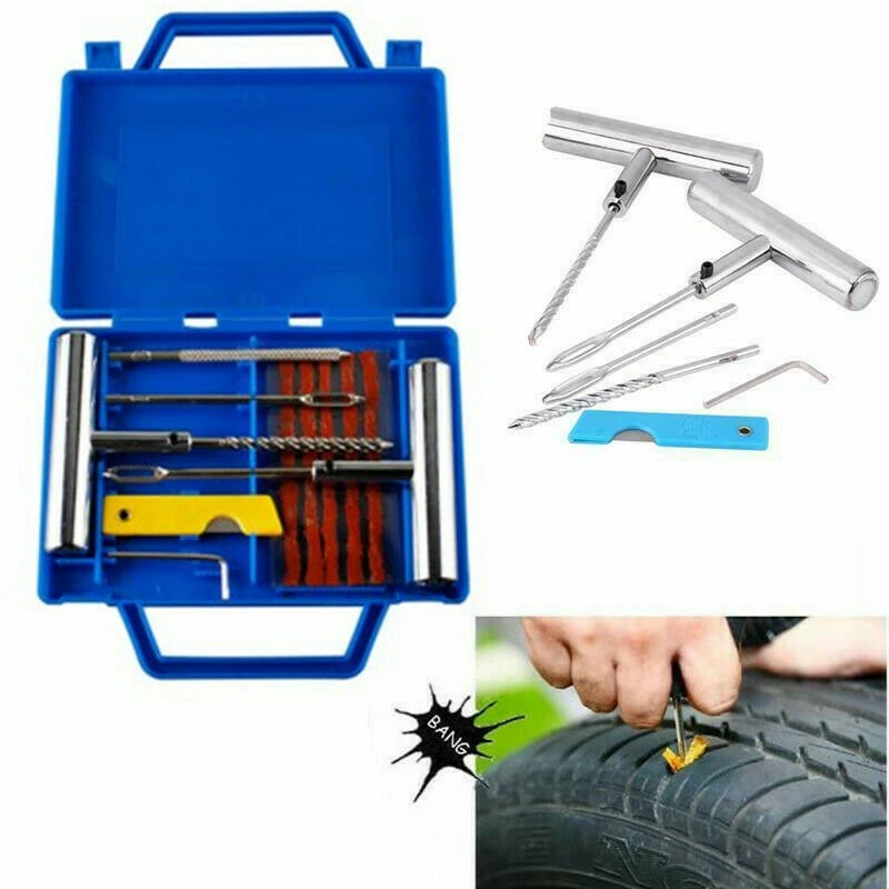 Heavy-Duty-Tire-Repair-Kit-Tubeless-Tire-Puncture-Professional-Repair ...