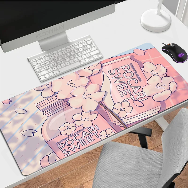 Cute Gaming Mousepads Mousepad Pink Large Mouse Mat Big Desk Pads ...