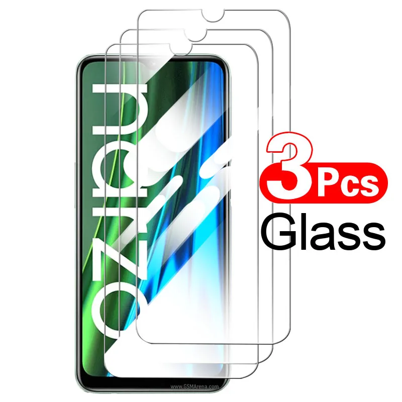3pcs Full Cover for Realme Realmi Realmy Narzo 50i 50a 30 30a Tempered ...