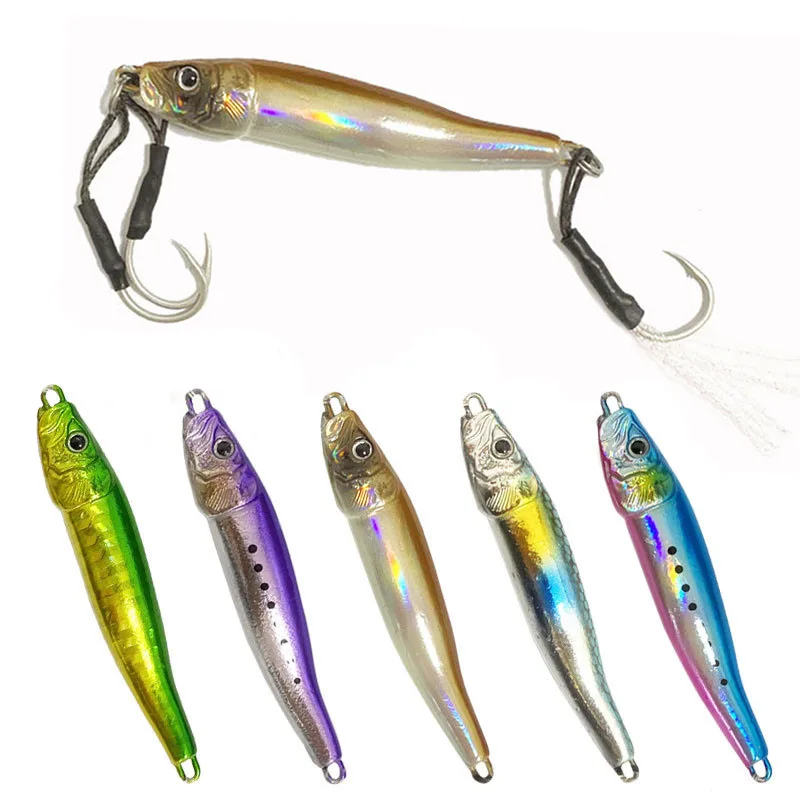 1PCS Metal Jerkbait Casting Spoon Fishing Lure Metal Jig Slow Jig 65mm 40g Artificial Bait Off ...