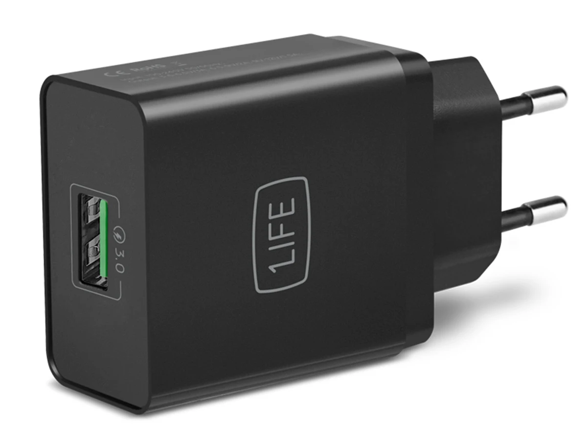 1LIFE-Cargador-USB-Multidispositivo-1-Puerto-USB-Compatible-con-Quick ...