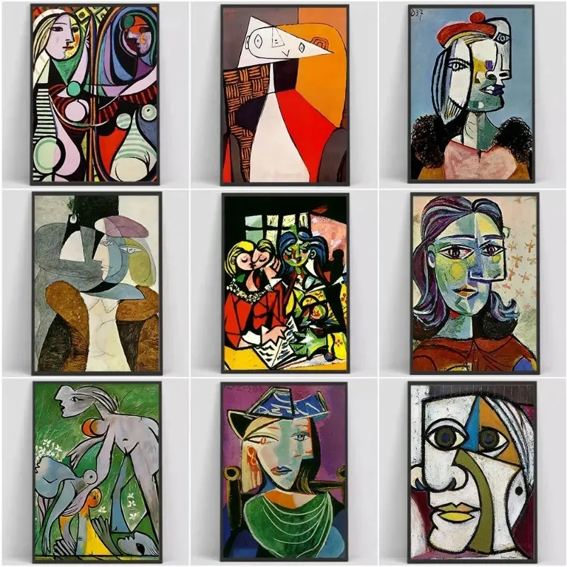 Modern-Abstractionist-Wall-Art-Pablo-Picasso-Classic-Artwork-HD-Canvas ...