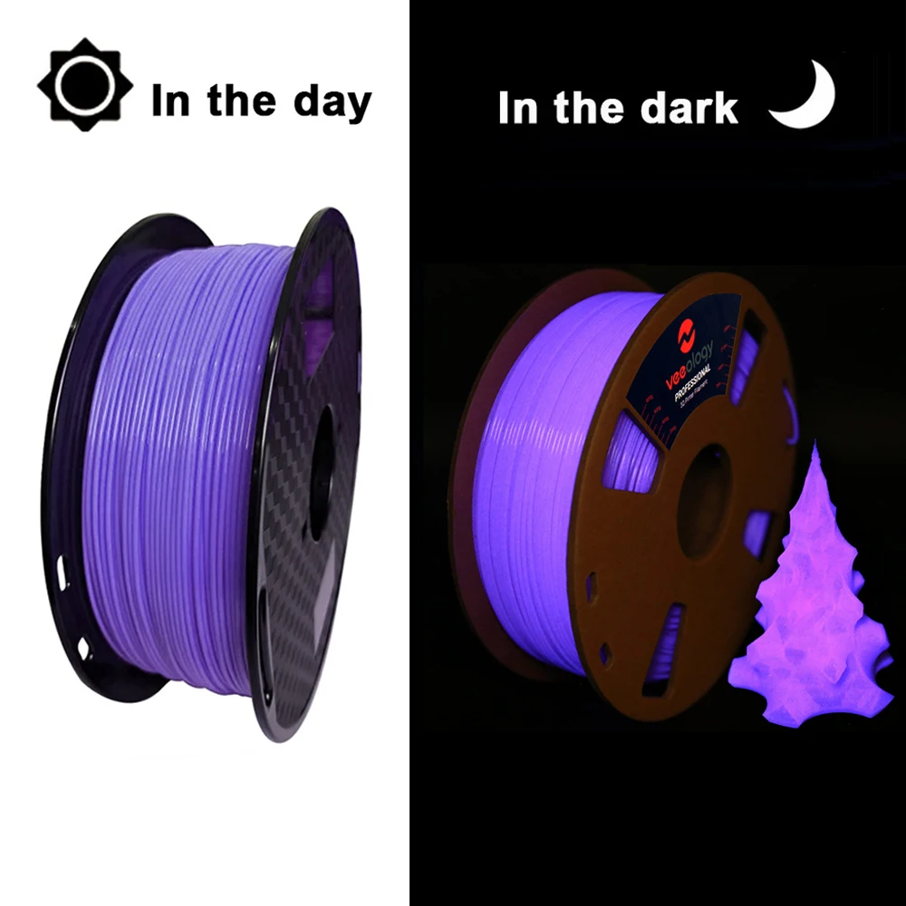 1-75MM-250g-PLA-Luminous-Filament-Rainbow-Noctilucent-Pink-Red-Blue ...