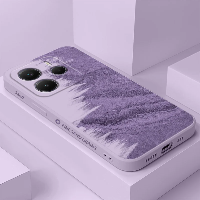 Textured Sand Phone Case For Xiaomi Redmi Note 14 13 12 12S 11 11S 10 ...