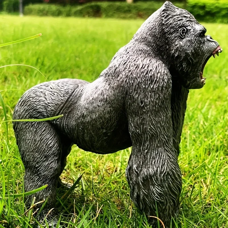 Diamond Gorilla Statue Realistic resin ape statue, ideal for home decor ...