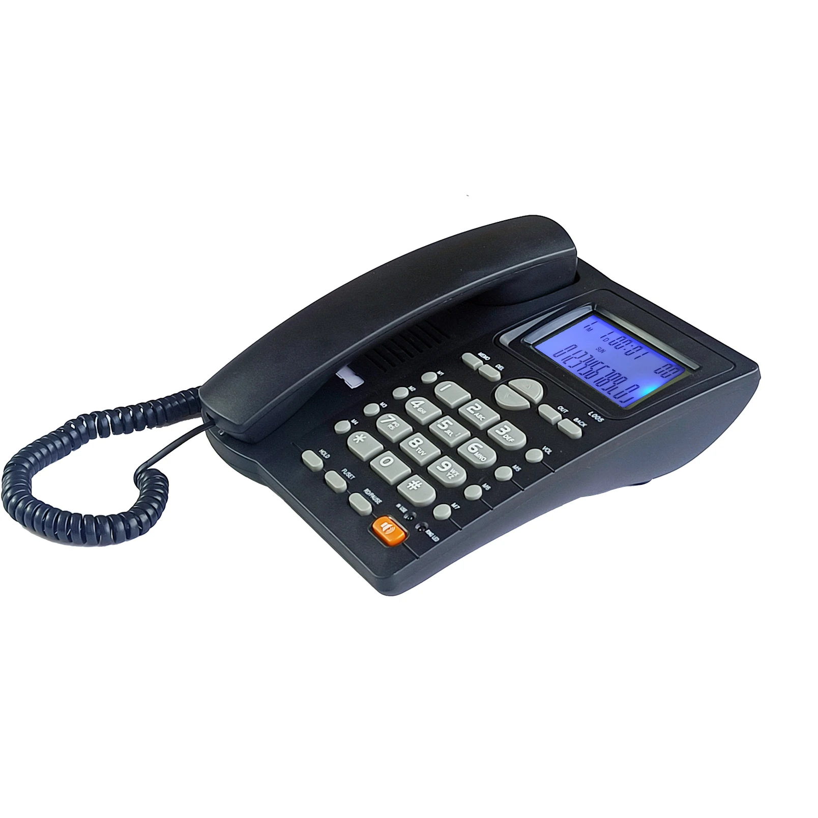 Corded-Caller-ID-Telephone-Landline-Home-Phones-with-Blue-Backlight ...