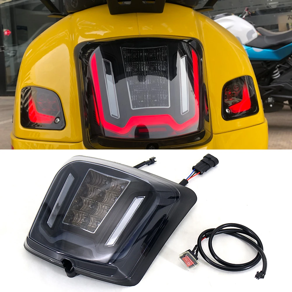 New Motorcycle LED Tail light taillight Rear Lamp Housing Suit For ...