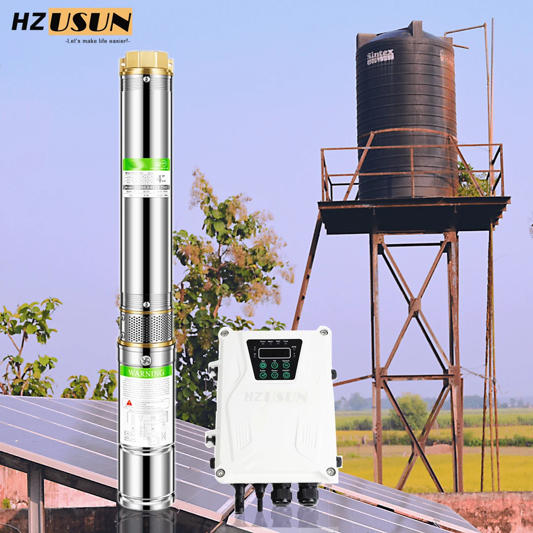 2HP-260Ft-Borehole-Solar-Submersible-Water-High-Pressure-Pump-Kits ...