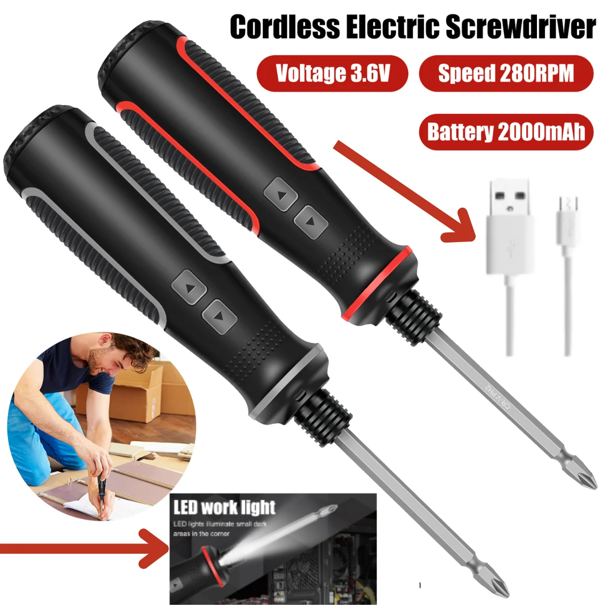 Electric-Screwdriver-Rechargeable-Cordless-Screwdriver-with-LED-Light-1 ...