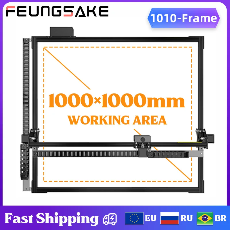 Laser-Engraver-Frame-Kit-Area-1000x1000mm-Printer-Laser-Engraving ...