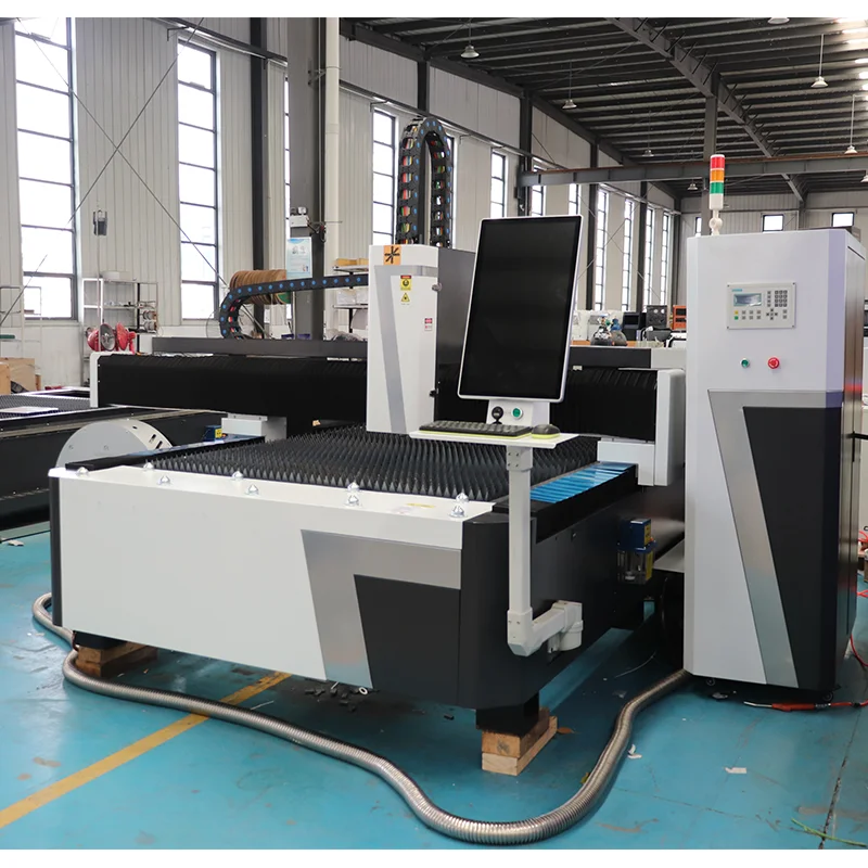 3015 Metal tube and plate fiber laser cutting machine 4 axis fiber ...