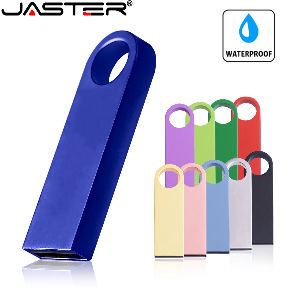 JASTER-Metal-USB-Flash-Drive-para-Laptop-Chaveiro-Memory-Stick-Disco-U ...