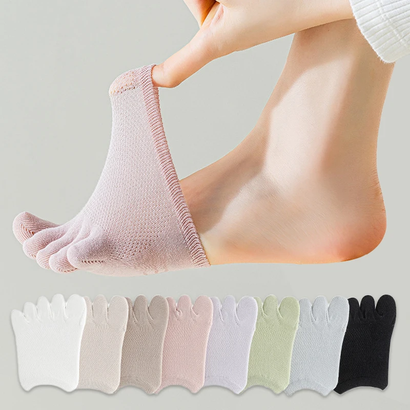 Forefoot-Socks-for-Woman-Breathable-Invisible-Cotton-Half-Foot-Toe ...