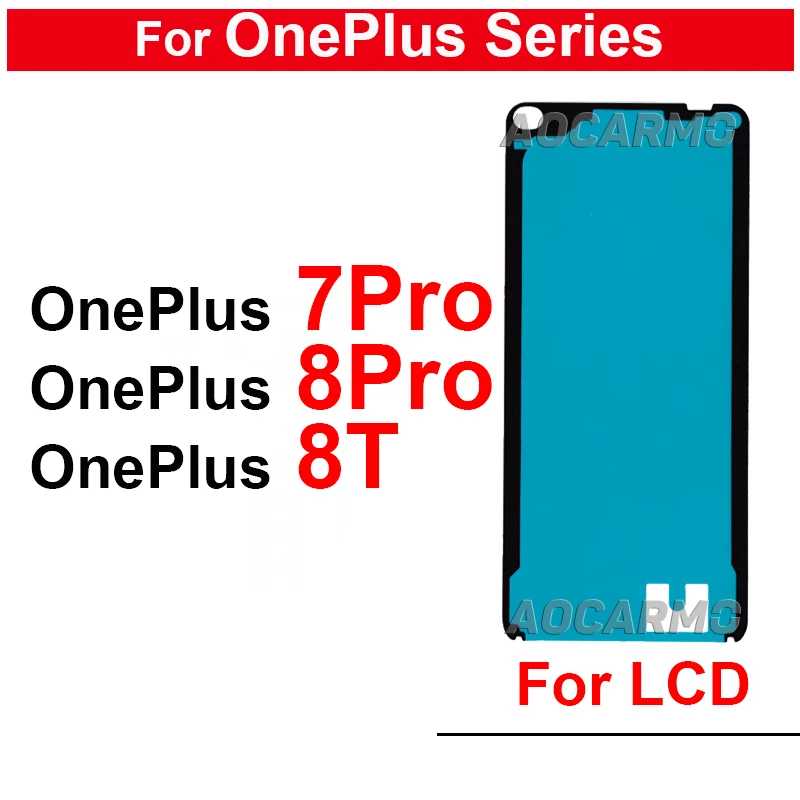 For Oneplus 7 8 Pro 8t Front Glue Adhesive 1+7pro 1+8pro Lcd Display ...