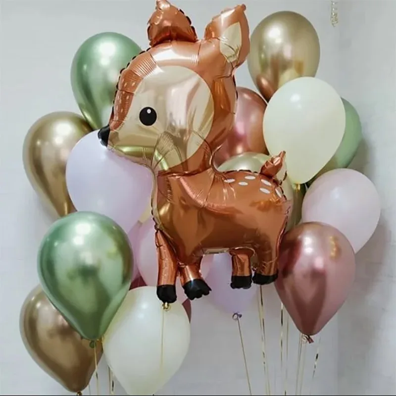 1set-Large-Jungle-Deer-Foil-Balloon-Adult-Kids-Birthday-Decoration ...