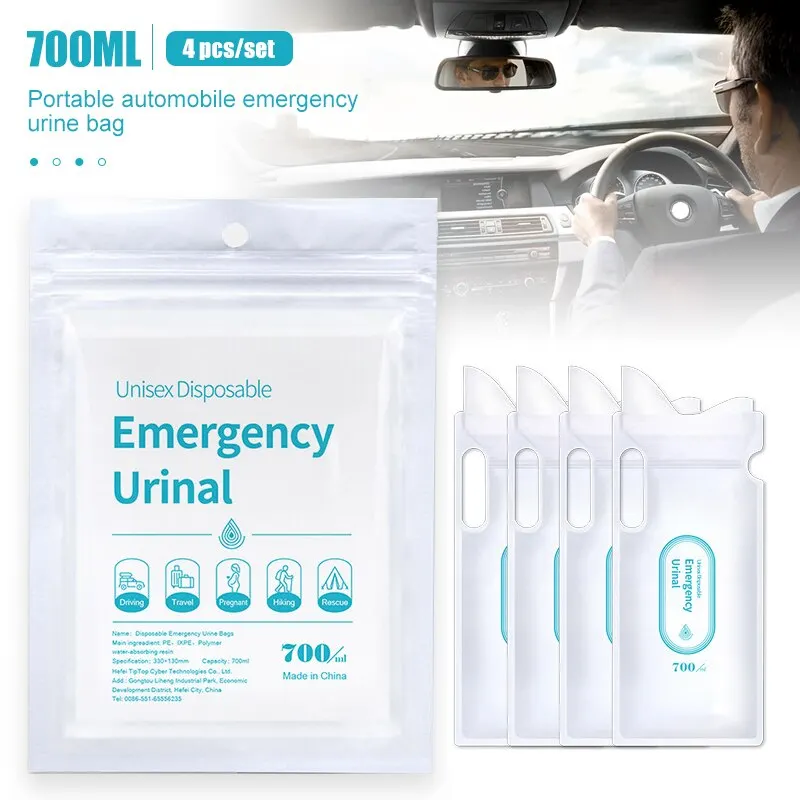 4PCS-700ml-Car-Urine-Bag-Emergency-Portable-Vomit-Bags-Mini-Mobile ...