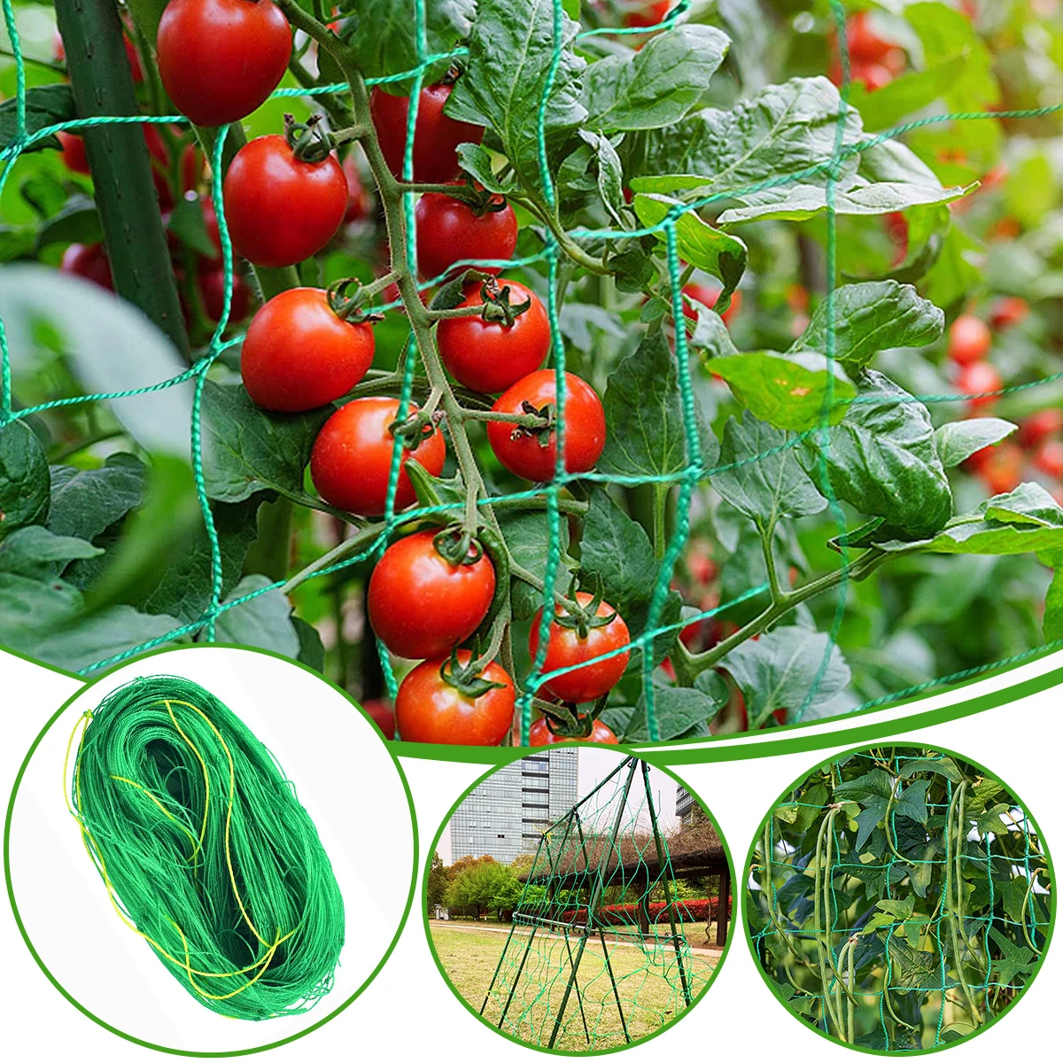 Generic Garden Plants Climbing Net Nylon Planting Supports Trellis ...