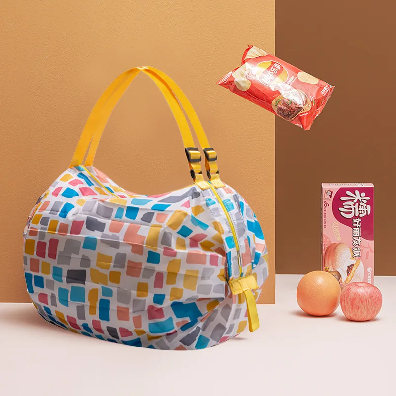 Foldable-One-shoulder-Portable-Shopping-Bag-Portable-Grocery-Bag ...